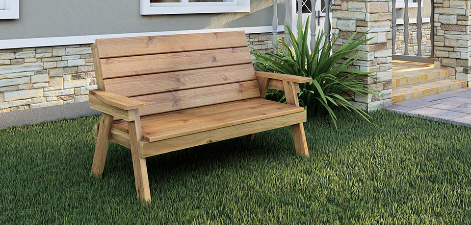 DIY Outdoor Bench