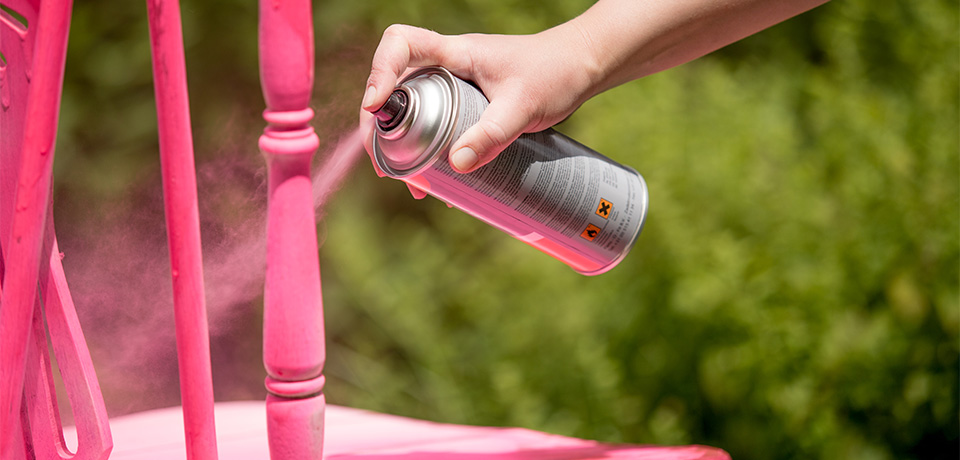 Refurbishing everyday items with spray paint