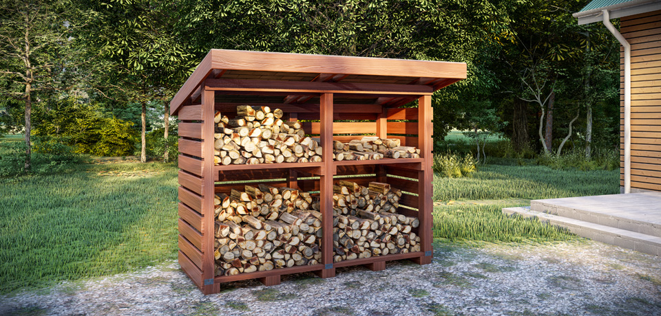 DIY Firewood Shelter