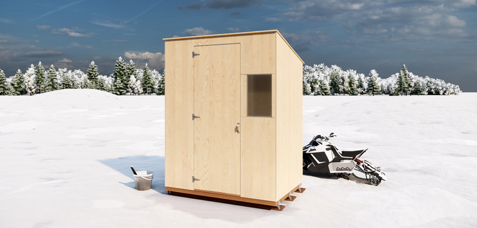 DIY Ice Fishing Hut