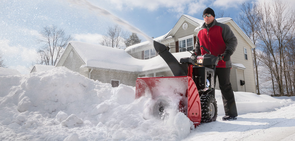 Snow throwers and terrain